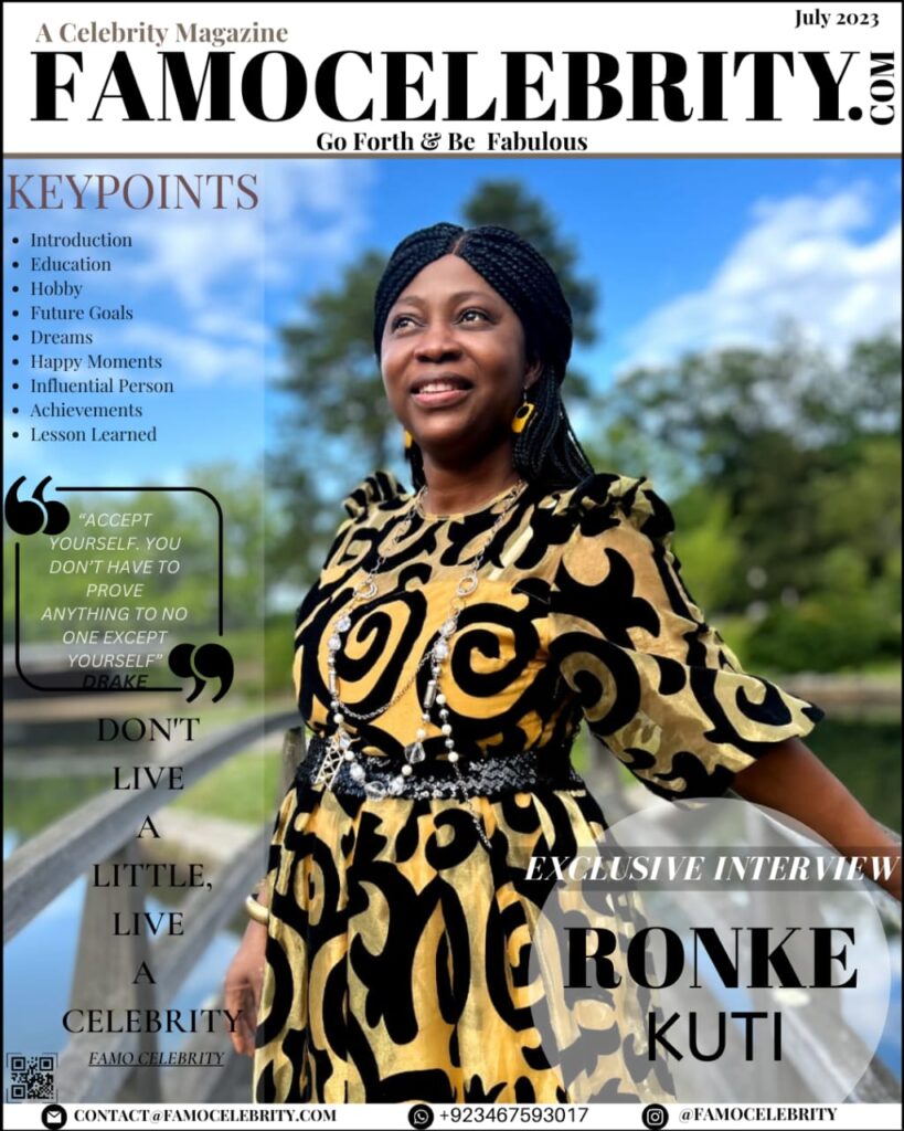 Exclusive Interview with Artist 'Ronke Kuti'